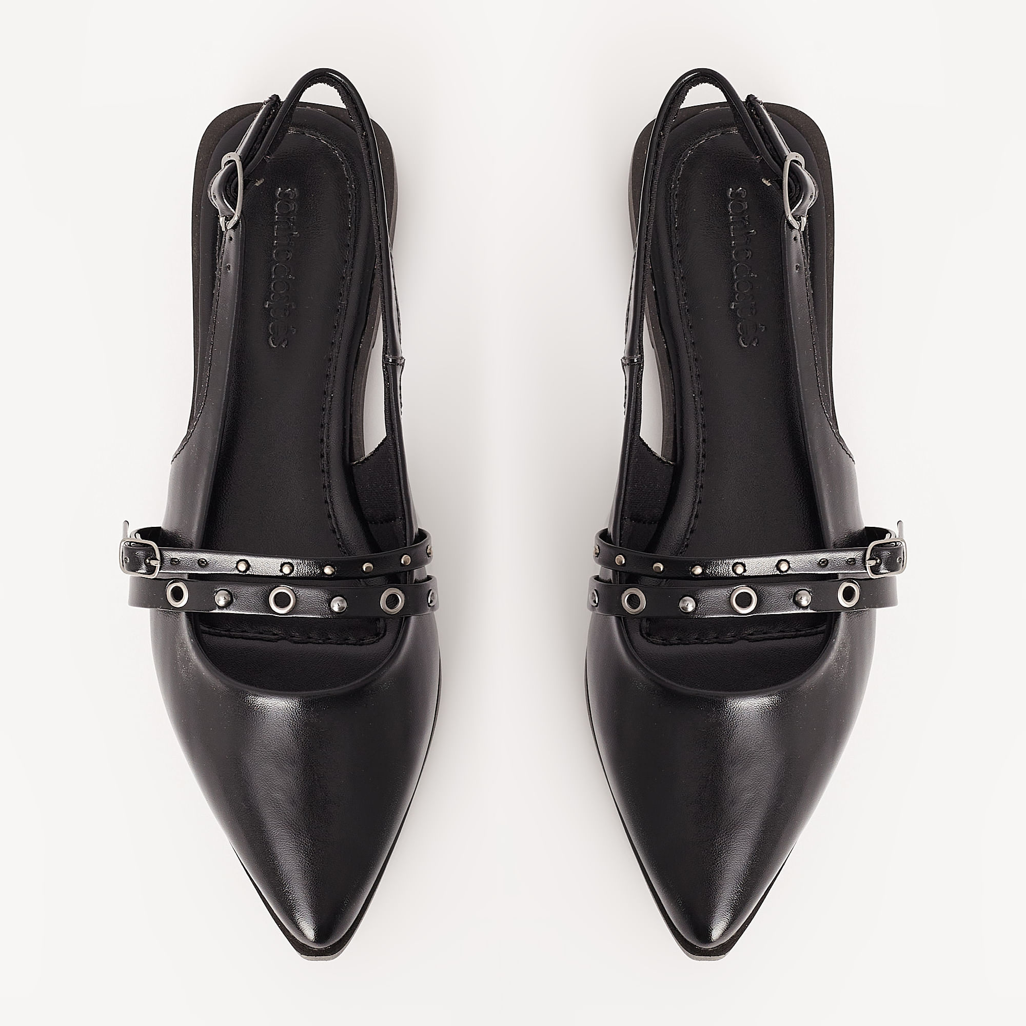 Sapatilha Tiras Tachinhas - PRETA | Sonho